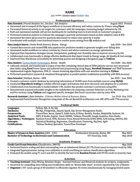 Resume Evaluation R Resumes