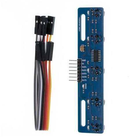 Cina Harga Murah 5 Saluran Sensor Reflektif Inframerah TCRT5000 KIT 5CH