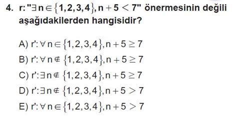 Sınıf Matematik İleri Düzey Kazanım Testi