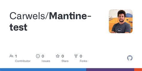 GitHub Carwels Mantine Test