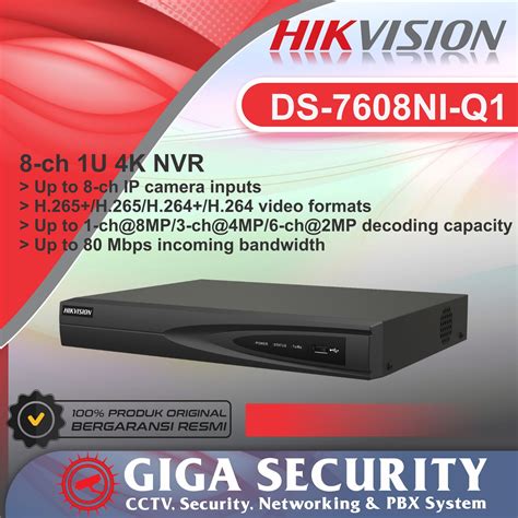 NVR DS NI Q Giga Security