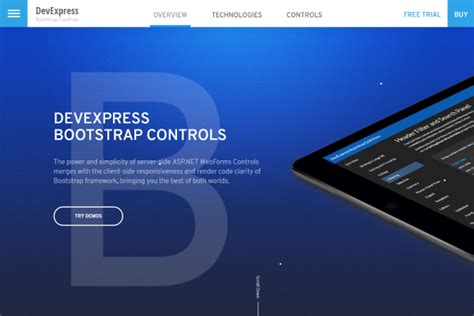 Bootstrap Controls From Devexpress Aspnet Now Available V171