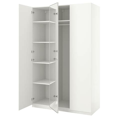 PaxforsandÅheim Wardrobe Combination Whitemirror Glass 150x60x236 Cm