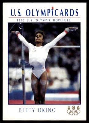 1992 Impel Us Olympicards Betty Okino 47 Ebay