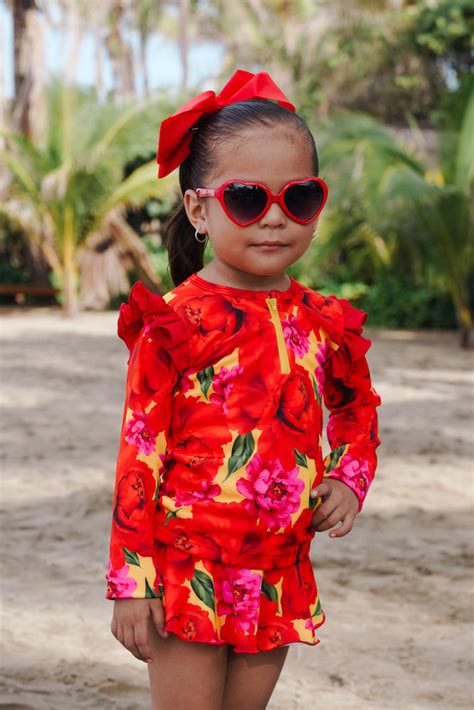 Traje De Baño Niña Tropicana Playa Bendita Swimwear