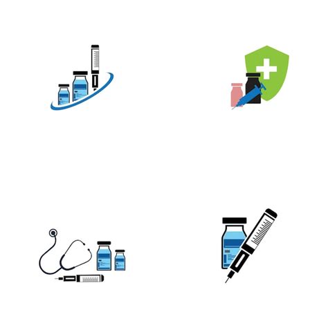 Premium Vector Insulin Injection Icon Illustration Simple Design