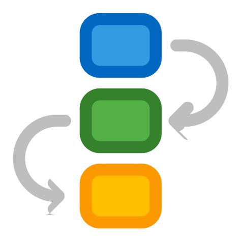 Organization Hierarchy Flow Chart Diagram Workflow Icon Download On Iconfinder