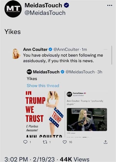 Why Would Anyone Want To Follow Her Assiduously R Fauxnews
