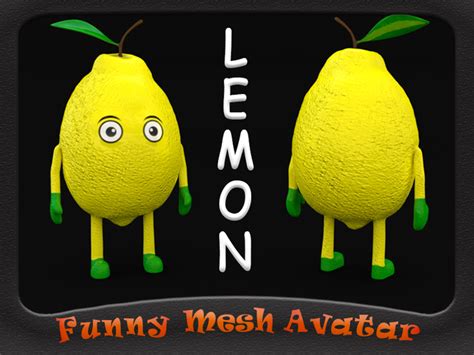 Second Life Marketplace Lemon Avatar