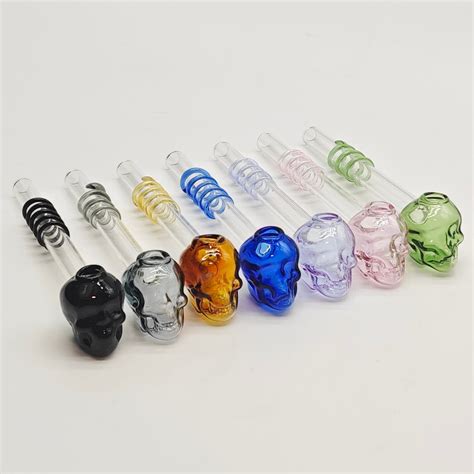 O Color Skull Oil Burner Pipe Skp