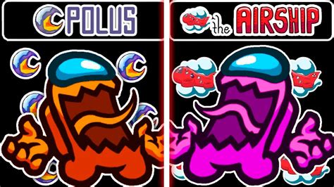 Among Us Hide N Seek Polus Map And Airship Map Hider Gameplay