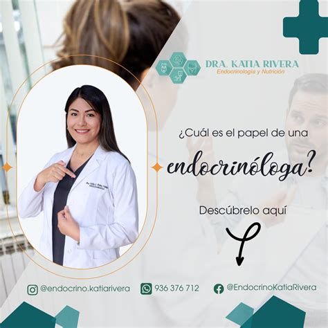Dra 👩‍⚕️ La Endocrinología Es Una Especialidad Médica Que Se Enfoca