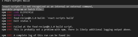 React Scripts Not Found Troubleshooting Common Issues