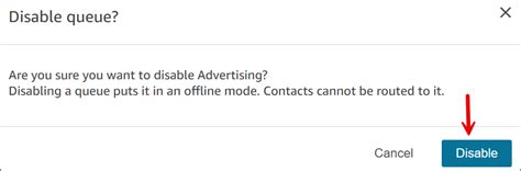 disable a queue temporarily using amazon connect amazon connect