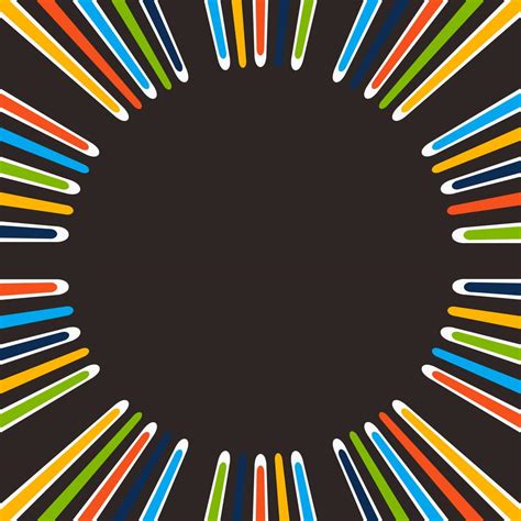 Abstract Of Simple Colorful Stripe Line In Center Background 642770 Vector Art At Vecteezy