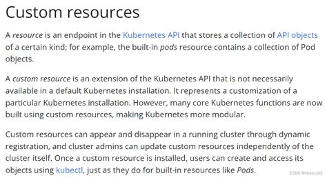 Kubernetes学习——crdkubernetes Crd Csdn博客