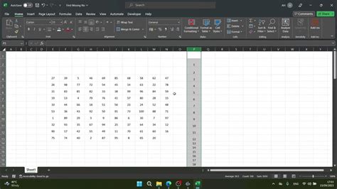 How To Find Missing Numbers In A Sequence Ms Excel Tips And Tricks