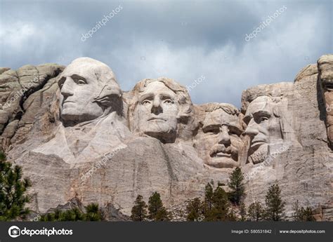 Mount Rushmore National Memorial Massive Sculpture Four American