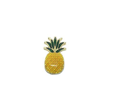 Pineapple Enamel Lapel Pin Finox