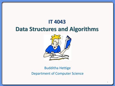 IT 4043 Data Structures and Algorithms - ppt download
