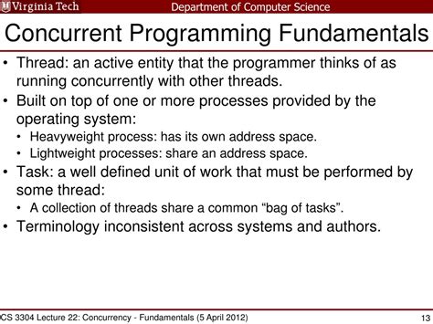 PPT - Concurrency Fundamentals: Levels of Parallelism & Synchronization Techniques PowerPoint ...