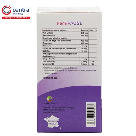 [chÍnh HÃng] Thuốc Fémi Pause Cân Bằng Nội Tiết Tố Nữ