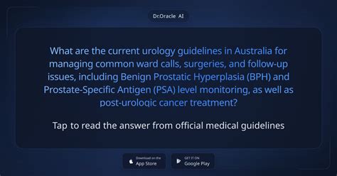 What Are The Current Urology Guidelines In Australia For Managing