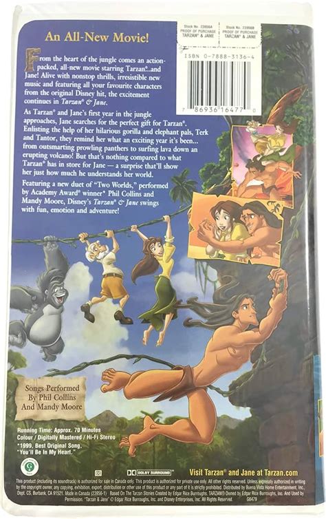 Tarzan Disney Jane Ranking Disney 28 Tarzan 1999 B Movie