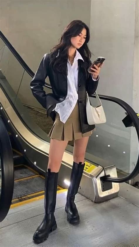 School Inspired Outfits Fall Outfits Skirt Outfits Casual Outfits