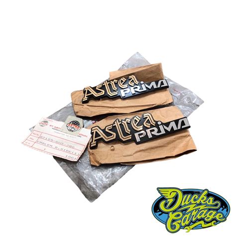 Jual Emblem Decal Dop Box Aki Accu Honda Astrea Prima Original Shopee Indonesia