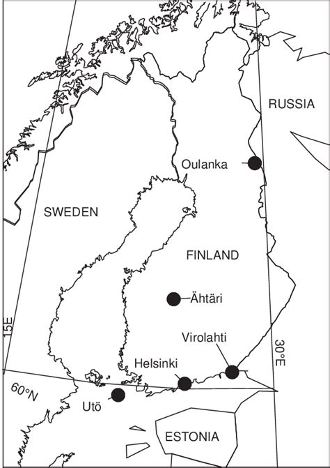 Location Of The Monitoring Stations Download Scientific Diagram