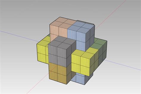 6本組木パズル作成用モデル | caDIY3Dオフィシャルサイト