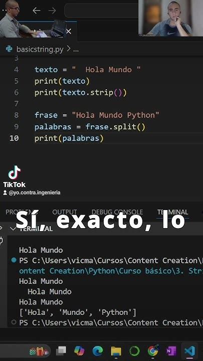 Tú No Sabes Usar El Split En Python Ingeniería Programacion