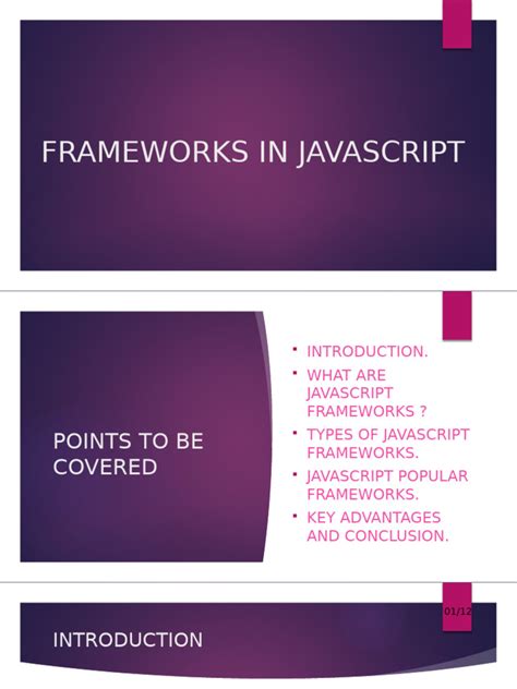 Frameworks In Javascript Pdf Java Script Web Application