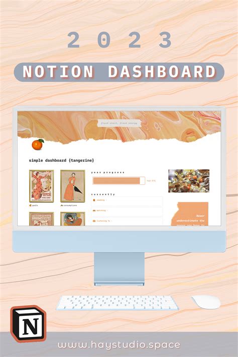 2023 Notion Dashboard Setup Simple Template To Organise Your Life ⋆