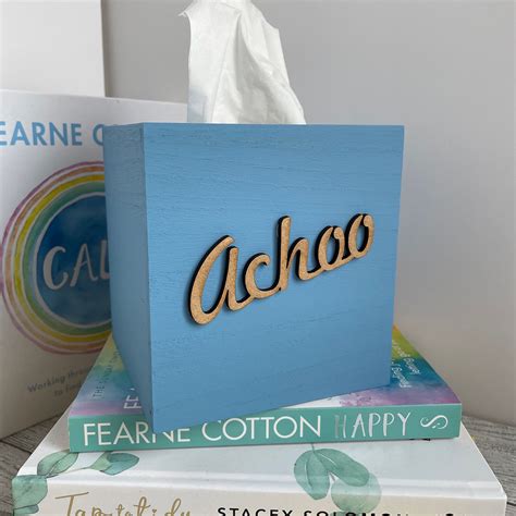 Handmade Tissue Boxes Rosewood And Blossom