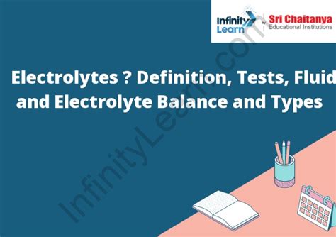 Electrolytes Definition Elektrolyten 1kg Giantel
