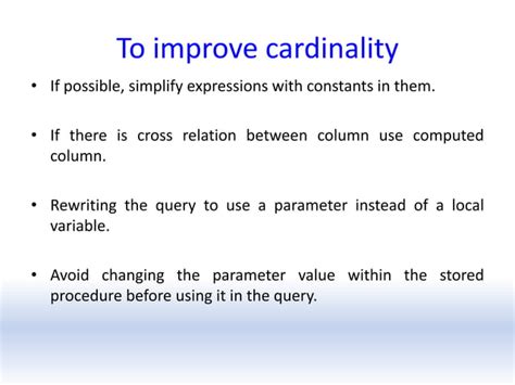 Sql Query Performance Analysis Ppt