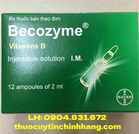 Becozyme Hộp 12 ống Giá Bao Nhiêu Là Thuốc Gì Mua ở đâu