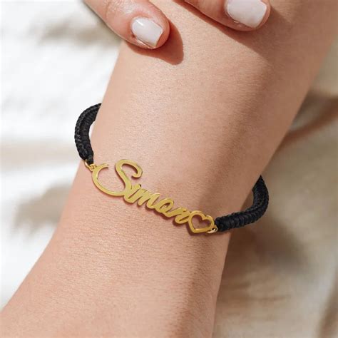Personalised Matching Couple Name Bracelets Ifshe Uk