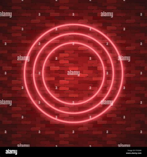 Glowing Neon Line Advertising Stock Vector Images Alamy