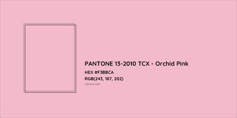 Pantone 13 2010 Tcx Orchid Pink Complementary Or Opposite Color Name