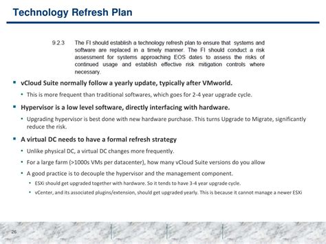 Technology Refresh Plan Template