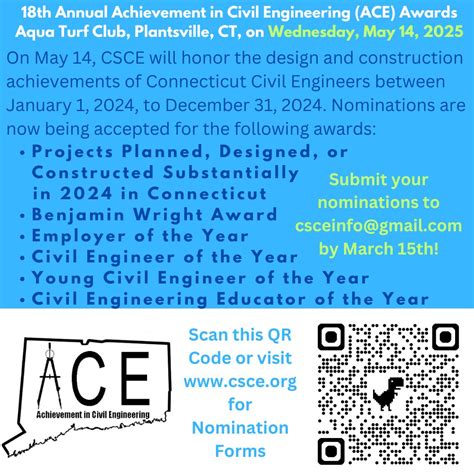 On May 14 Csce Will Honor The Design And Construction Achievements Of Connecticut Civil