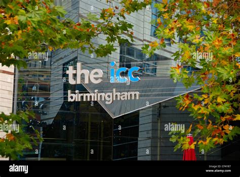 Signage Outside The International Convention Centre Icc Birmingham A