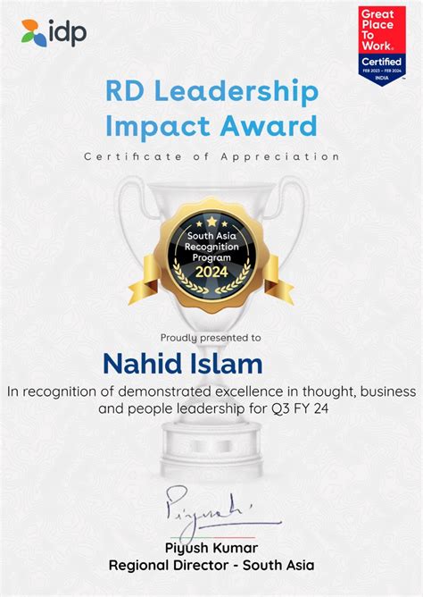 Nahid Islam On Linkedin I Have This Dream Where I Win Lots Of Awards