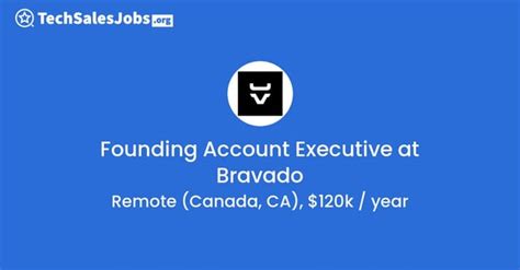 Founding Account Executive At Bravado R Techsalesjobs