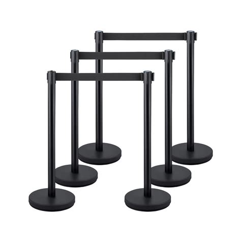 A4 Black Bollard Stanchion Sign Holder Party Sunshine Coast