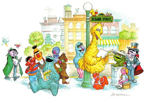 Sesame Street Illustration By Joseph Mathieu 1979 A Photo On Flickriver