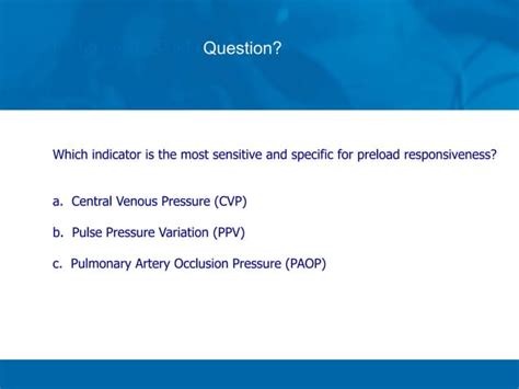 Functional Hemodynamic Monitoring For CRNA Handout Ppt